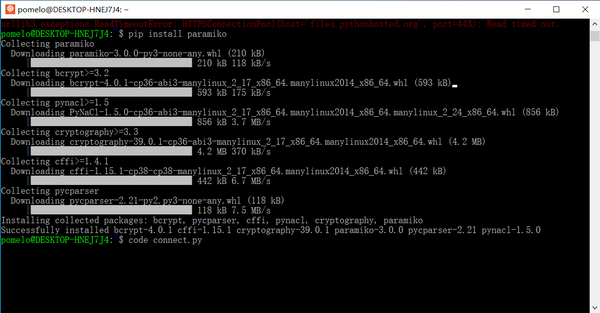 初次尝试自动化控制我的阿里云服务器-import paramiko - 知乎