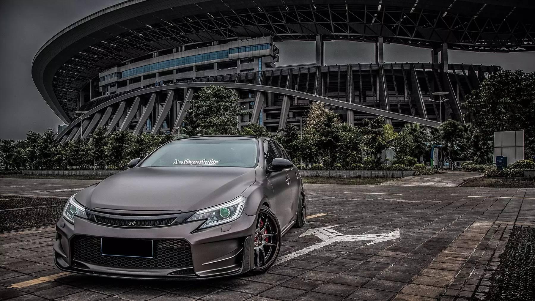 广西车友 | 超帅电光灰锐志(丰田Mark X GRMN)改装案例 - 知乎