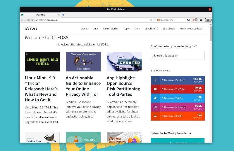 应用推荐：来自 KDE 的 Falkon 开源 Web 浏览器 - 知乎