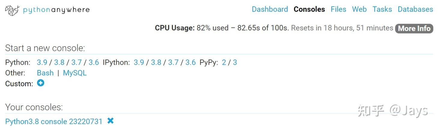 Django网站在PythonAnywhere上的部署 - 知乎