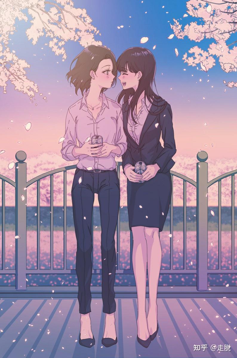 【P站美图推荐】#027期 社会人百合特辑 - 知乎