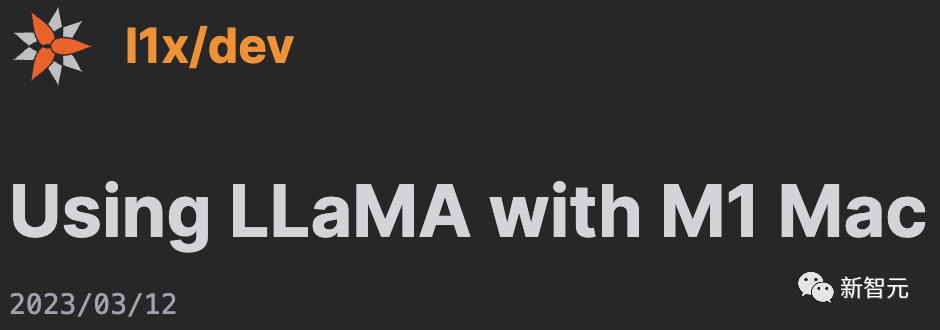 LeCun转赞：在苹果M1/M2芯片上跑LLaMA！130亿参数模型仅需4GB内存 - 知乎