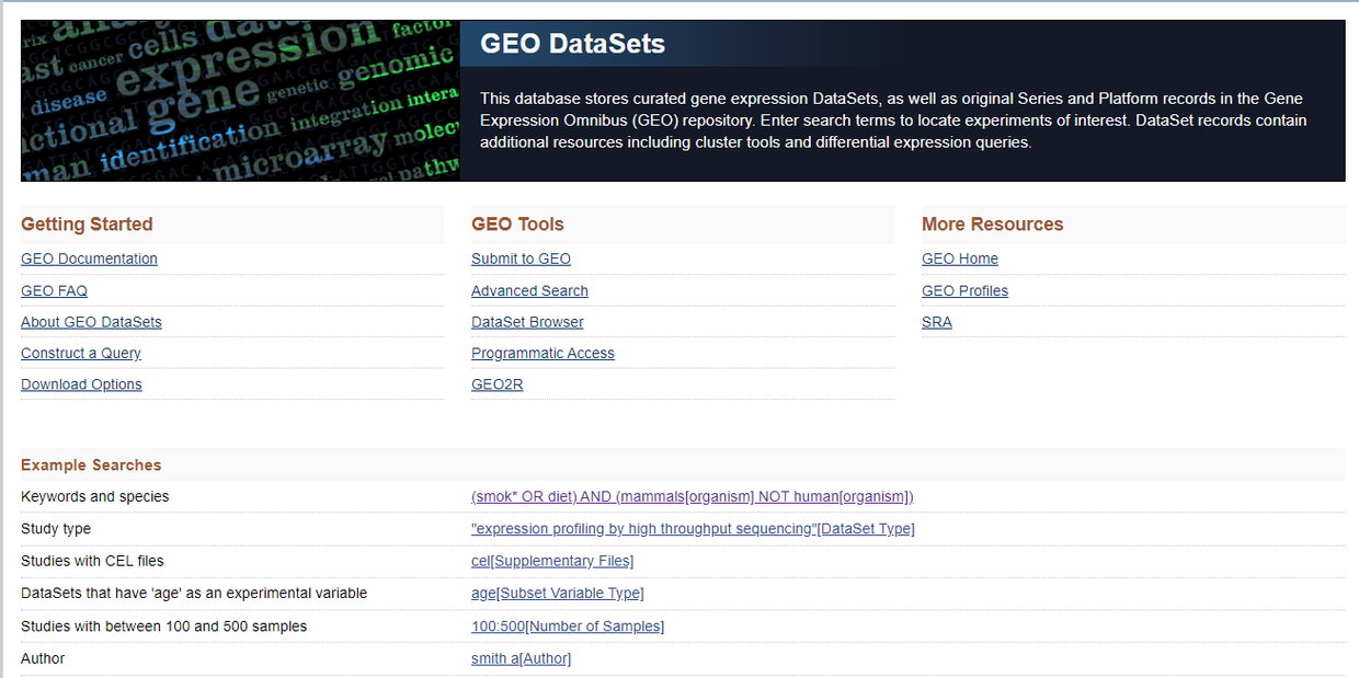 GEO（Gene Expression Omnibus）：高通量基因表达数据库 - 知乎