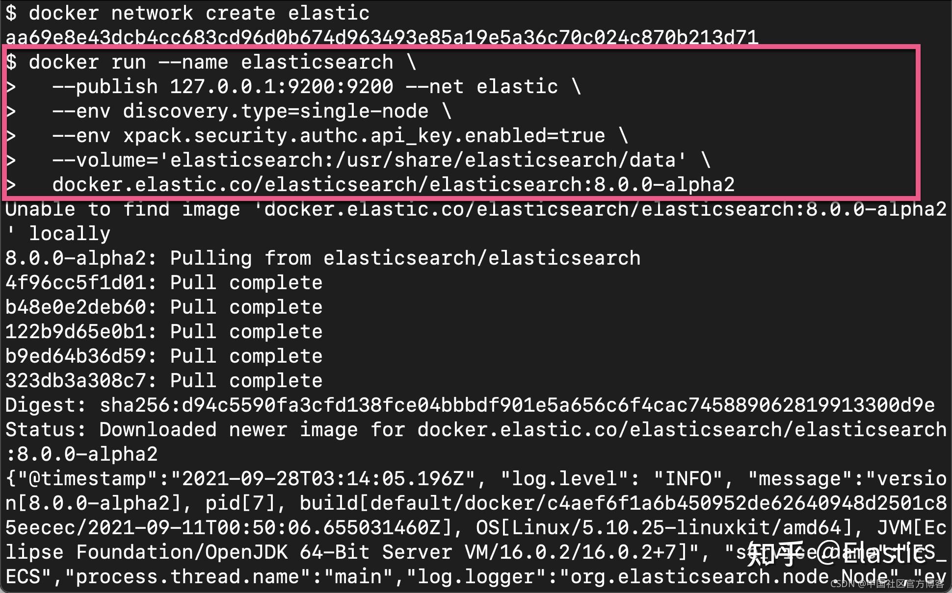 Elastic：使用 docker 来安装 Elastic Stack 8.0 - 知乎