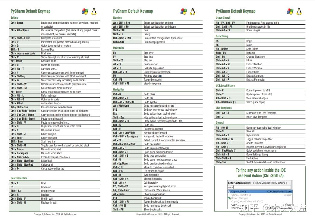PyCharm常用快捷键 - 知乎