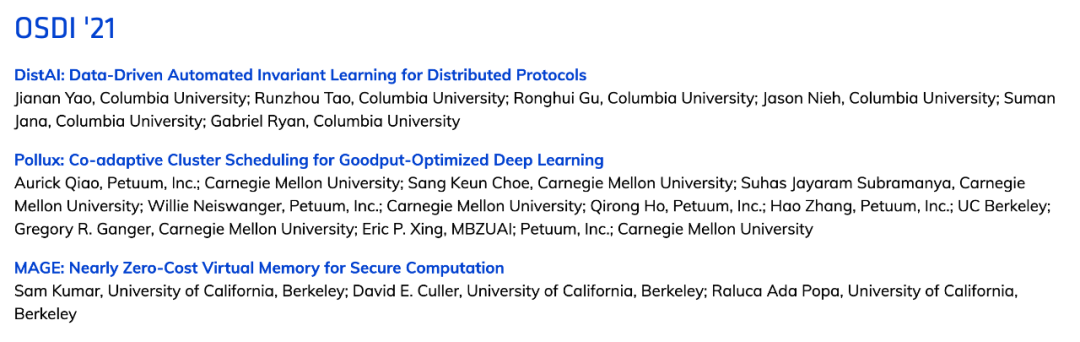 计算机系统软件顶会OSDI 2021最佳论文出炉，邢波团队研究入选 - 知乎