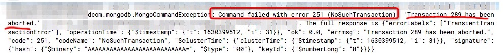 生活记录——mongodb 事务报错问题(transaction Code Has Been Aborted) 知乎 7046