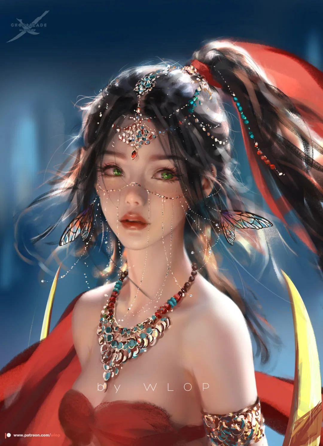 WLOP最新巨作《鬼刀4》等了三年终于来了！抱走5亿热度女神不必等来生-7.GAME - 知乎