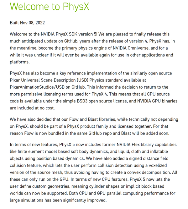 PhysX 5.0 开源了呢！ - 知乎