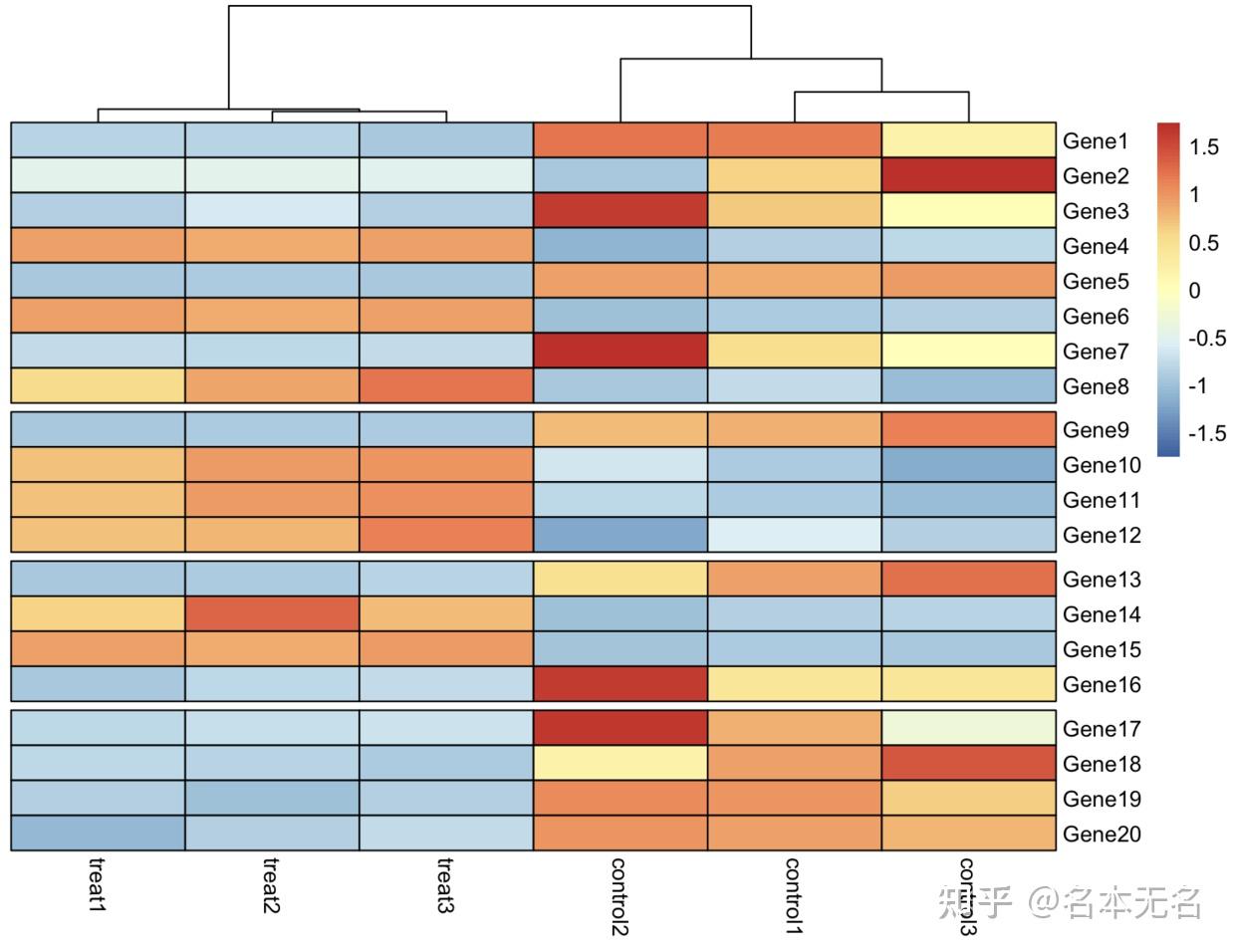R 数据可视化 —— 聚类热图 pheatmap - 知乎