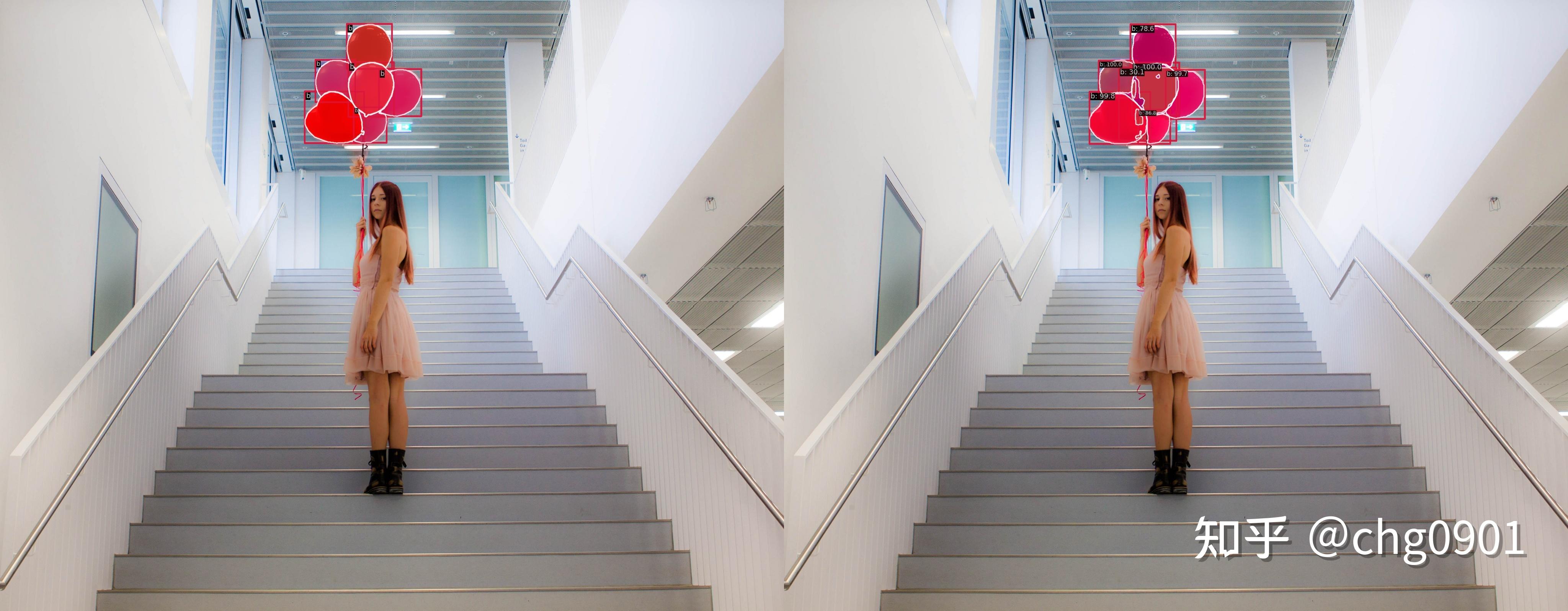 使用MMDetection3.x 在Balloon气球数据集上训练并对视频进行实例分割和制作成Color Splash效果 - 知乎