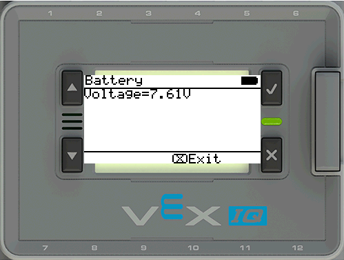 【RobotC编程】VEX IQ机器人LCD屏上显示电池电压值 - 知乎