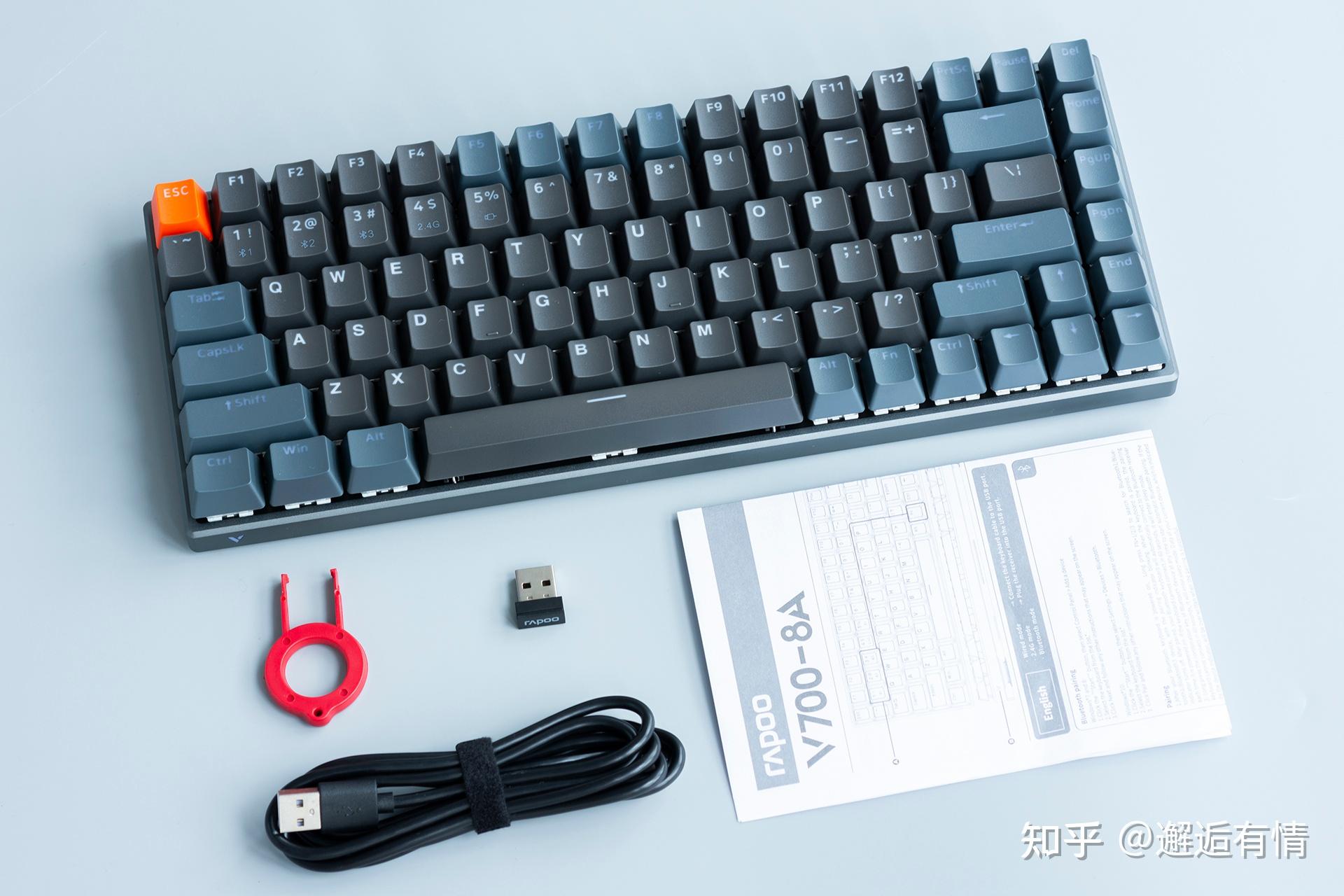 造型紧凑不占地，雷柏V700-8A多模无线背光游戏机械键盘体验 - 知乎