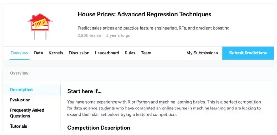 从零开始，教初学者如何征战Kaggle竞赛 - 知乎