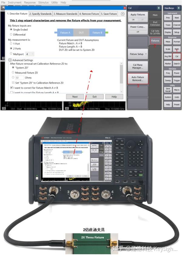 如何使用网络分析仪的AFR功能(即自动夹具移除功能)? - 知乎