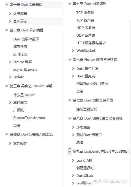 Flutter自学入门笔记教程（dart语言flutter组件常用网络编程项目实战解析）