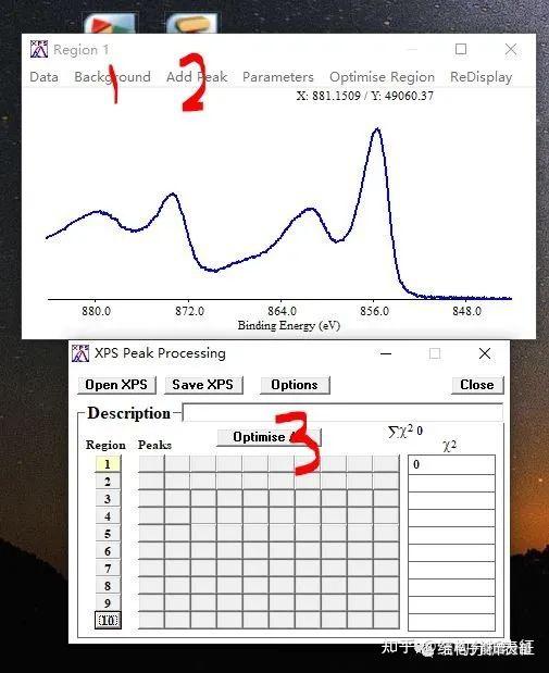 xpspeak双峰拟合基本操作（以镍为例） - 知乎