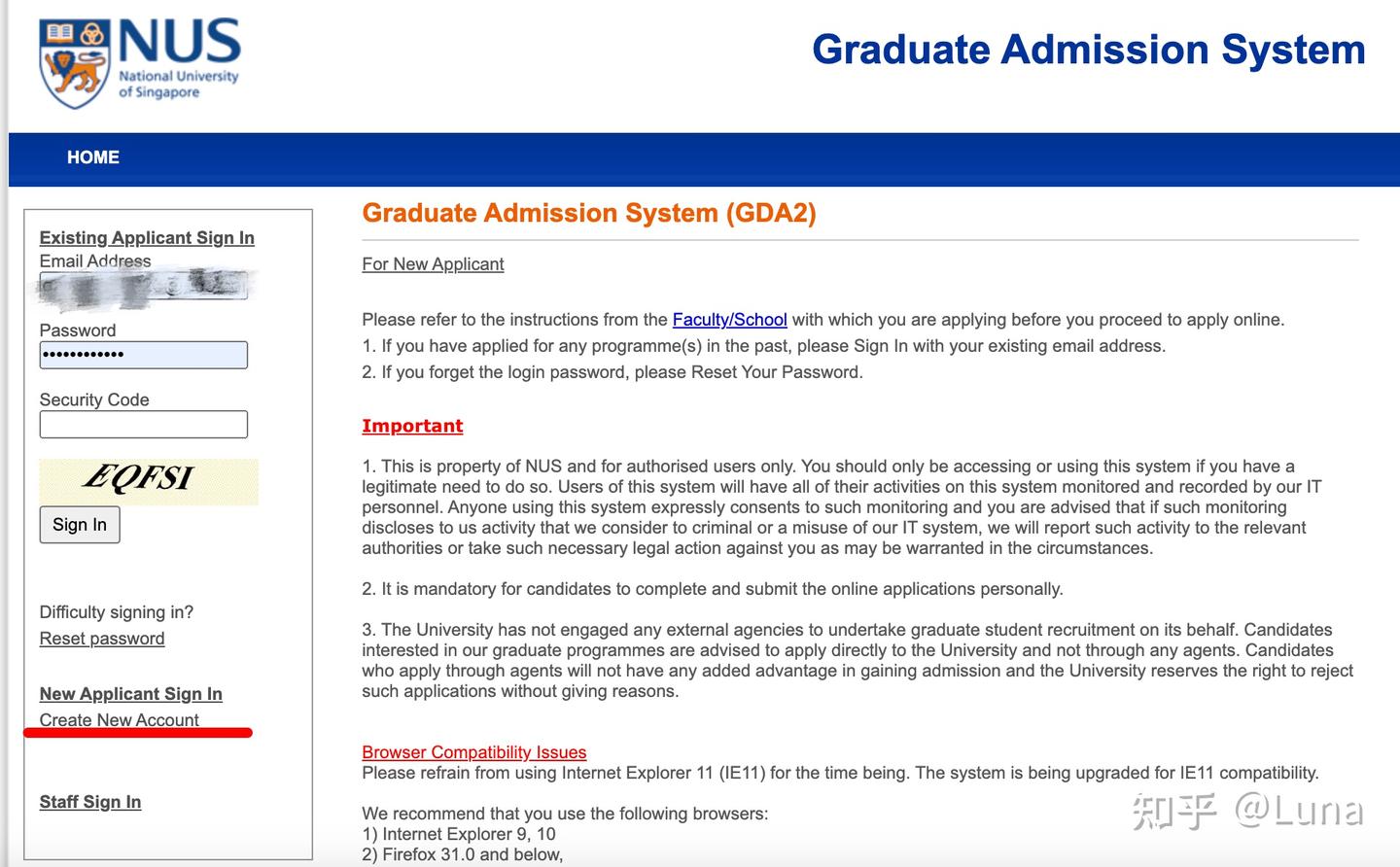 NUS硕士申请流程（手把手保姆级教程） - 知乎