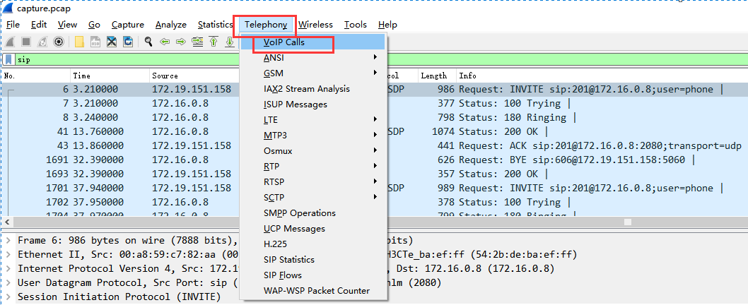 Wireshark解析VoIP通话的RTP语音 - 知乎