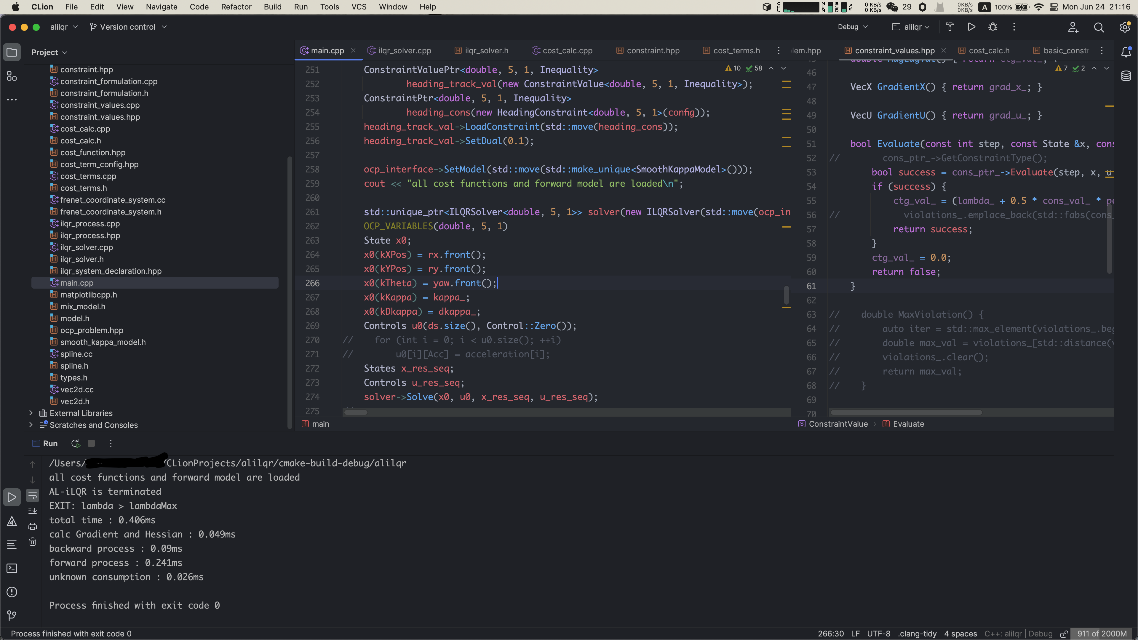一种AL-iLQR的框架实现和应用 - 知乎