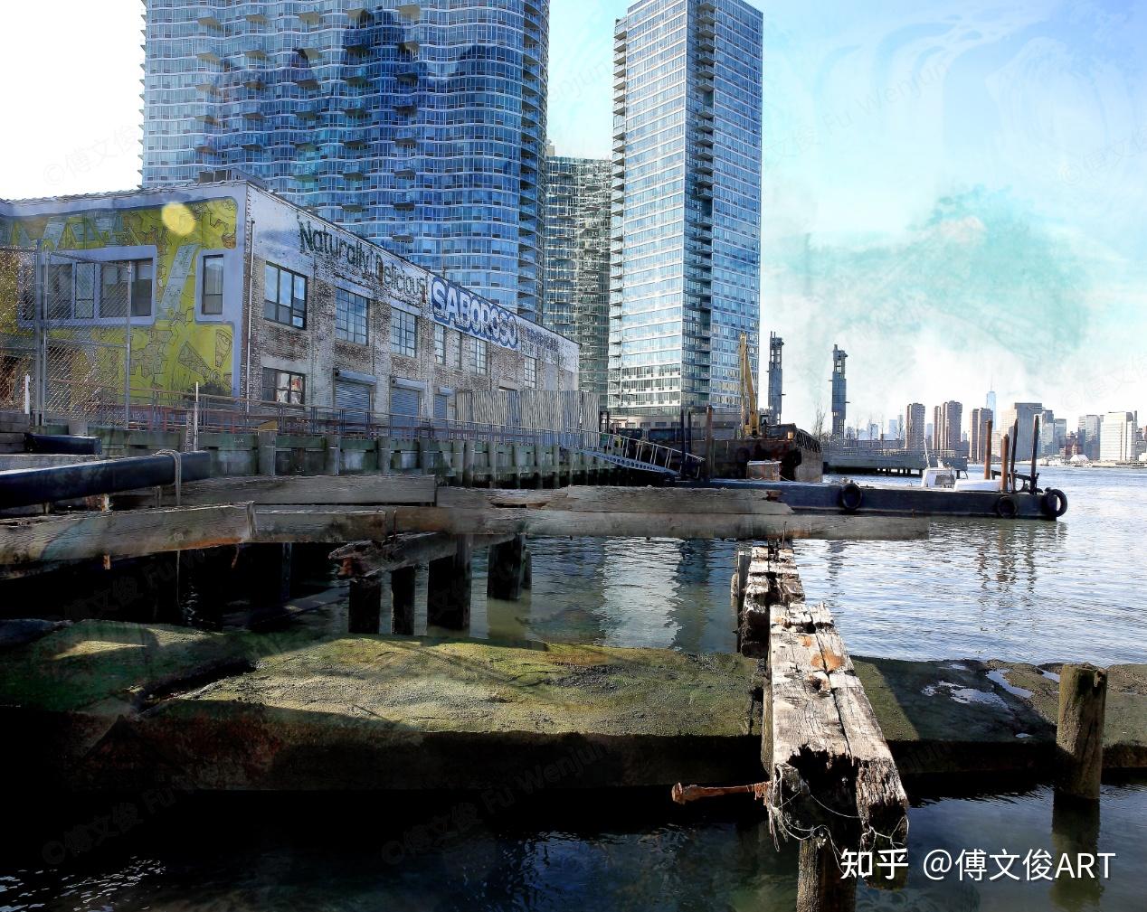 傅文俊艺术作品《青绿山水》系列 - 知乎