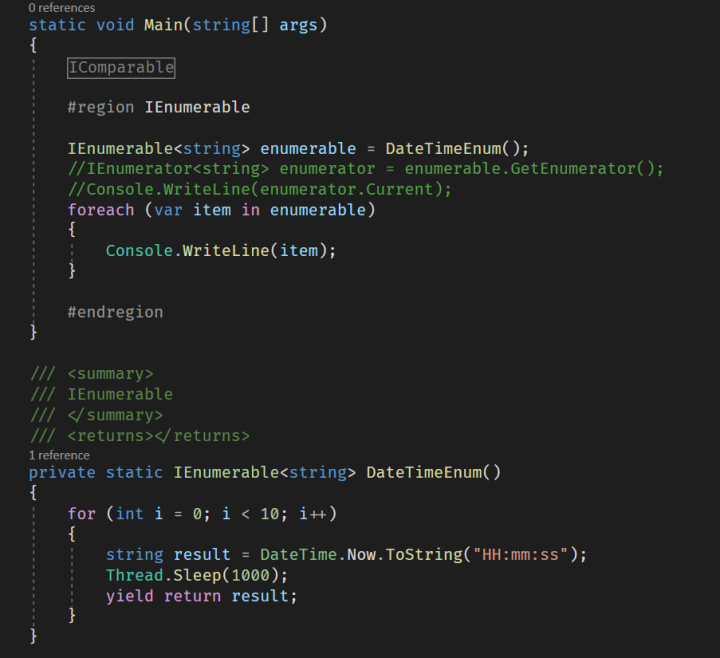 C#内建接口：IEnumerable - 知乎