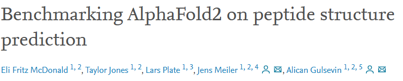 AlphaFold2 生成肽结构的基准测试 - 知乎