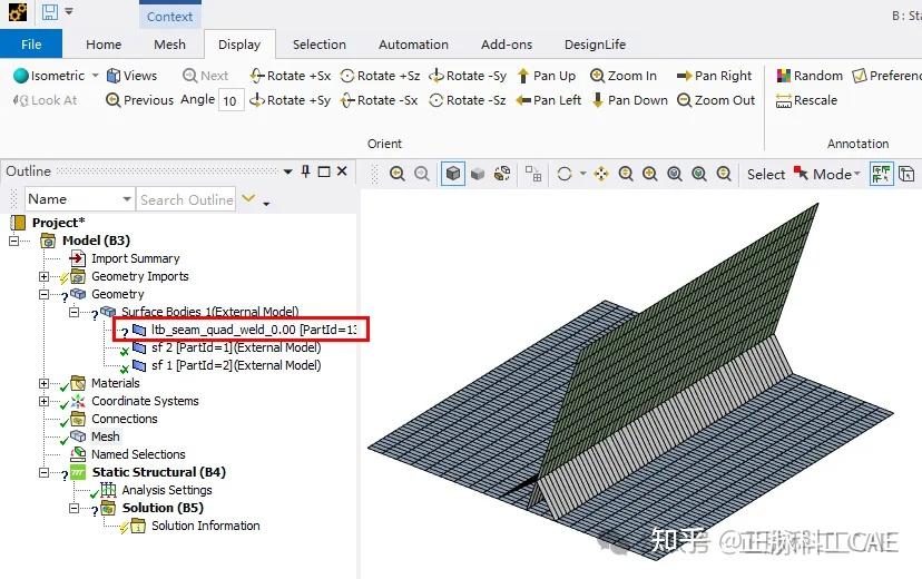 HyperMesh创建焊缝并导入ANSYS Workbench - 知乎