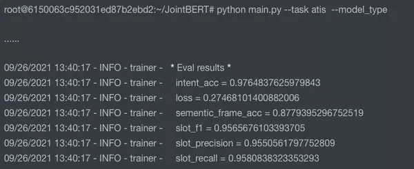 自然语言理解 | 三步复现JointBERT - 知乎