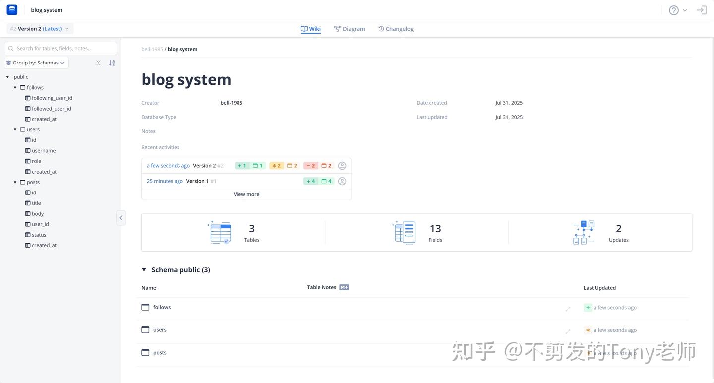 dbdiagram：一款简洁高效的免费数据库设计工具 - 知乎