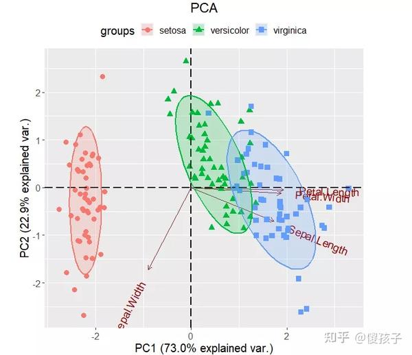 PCA分析与可视化 - 知乎