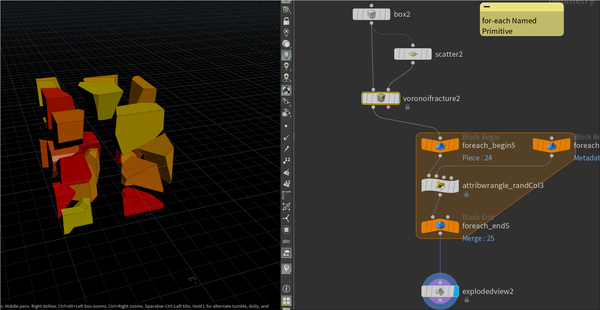 Houdini 中for-each 和for-loop 节点 - 知乎