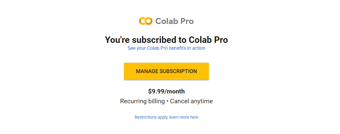 使用Google Colab Pro - 知乎