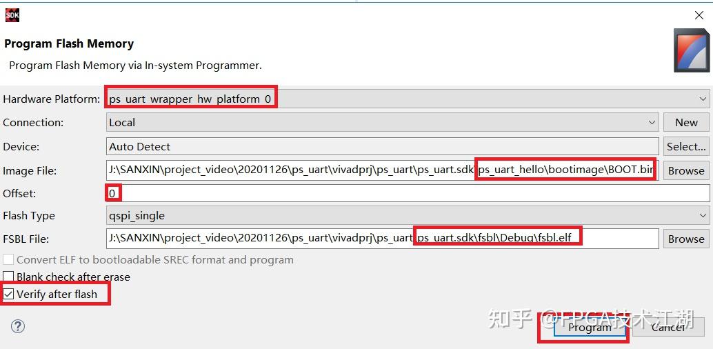 Fpga系统性学习笔记连载day20【xilinx Zynq7000系列基本开发流程】 之 《ps端程序固化》篇 知乎