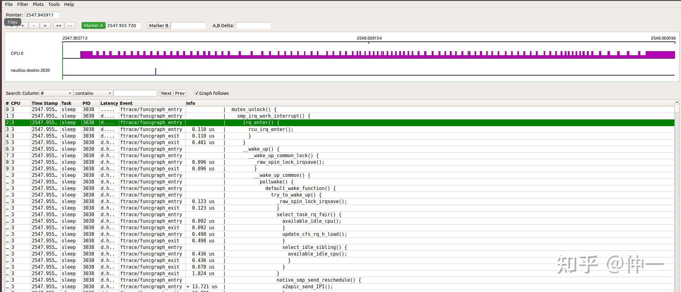 【调试】ftrace(三)trace-cmd和kernelshark - 知乎