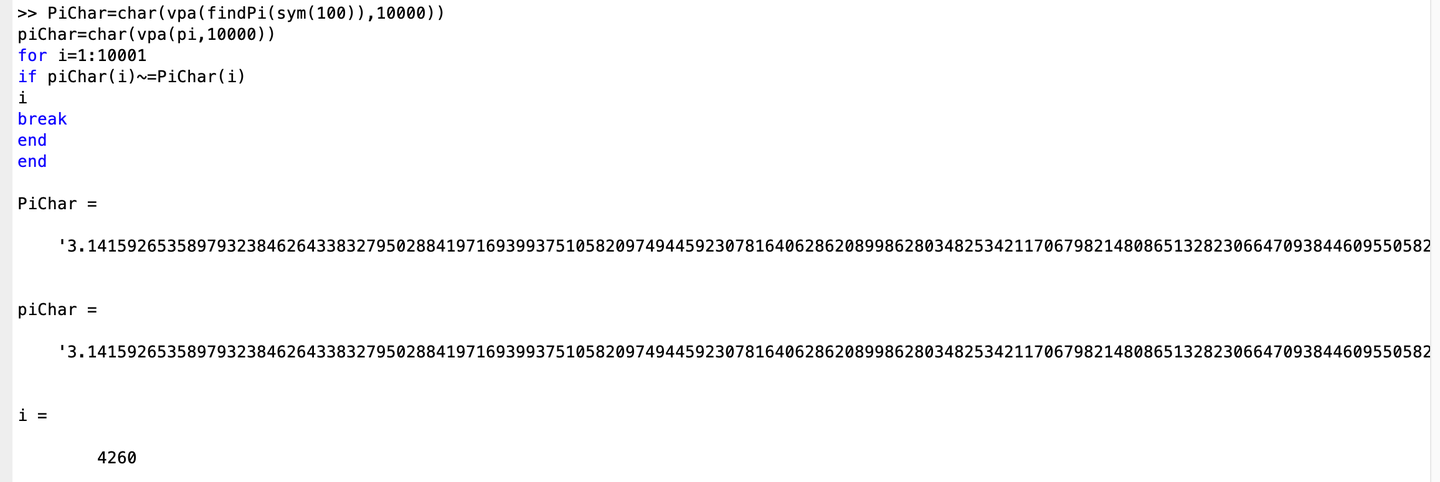 MATLAB编程计算圆周率 - 知乎