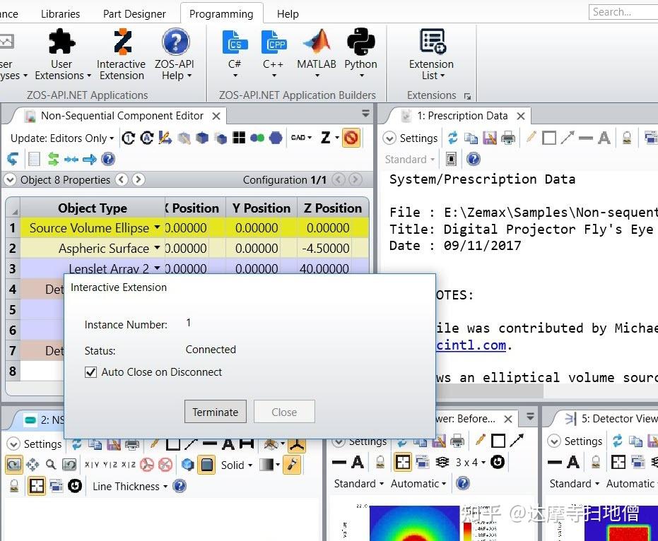 ZEMAX | 使用ZOS-API交互扩展连接Python与OpticStudio - 知乎