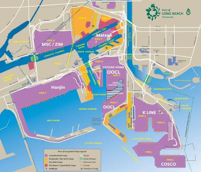 涨知识了！洛杉矶LA和LB港口详细介绍！