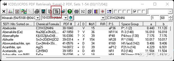 XRD：Jade软件如何处理PDF卡片和标准峰对应物相的有关问题研究 - 知乎