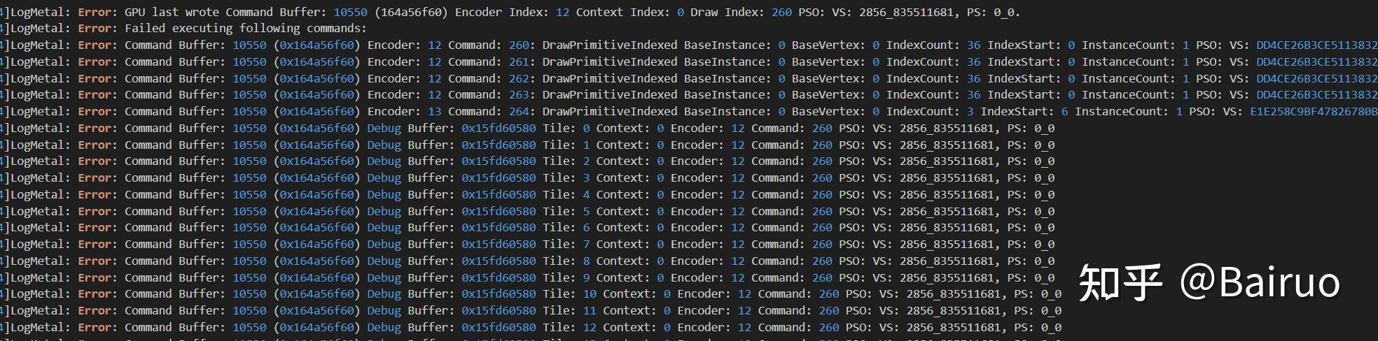 UE IOS Metal Command提交与Debug - 知乎