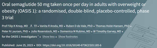 减重超30斤！《柳叶刀》刊登司美格鲁肽3期临床结果 - 知乎