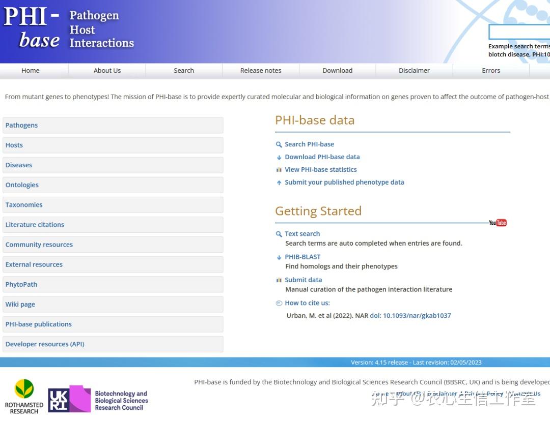 病原菌-寄主互作领域必看：Pathogen Host Interactions数据库PHI-base的本地使用方法 - 知乎