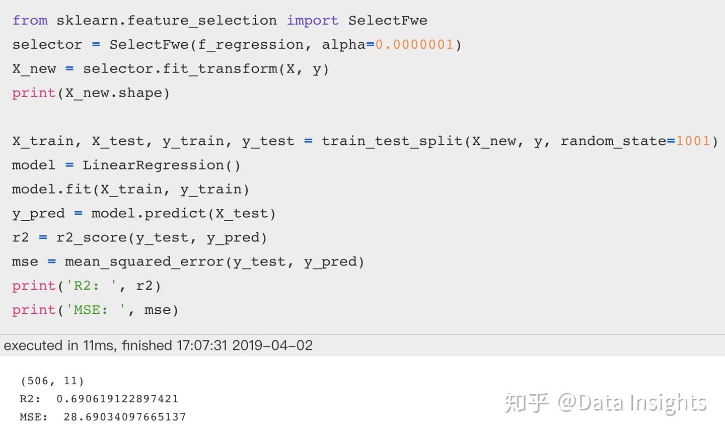 sklearn中的特征选择：单变量选择法从理论到实战[上] - 知乎