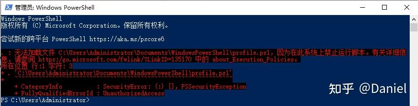 关于pycharm终端提示"无法加载文件 C:\xxxx\profile.ps1，因为在此系统上禁止运行脚本。......"错误的解决方案尝试 - 知乎