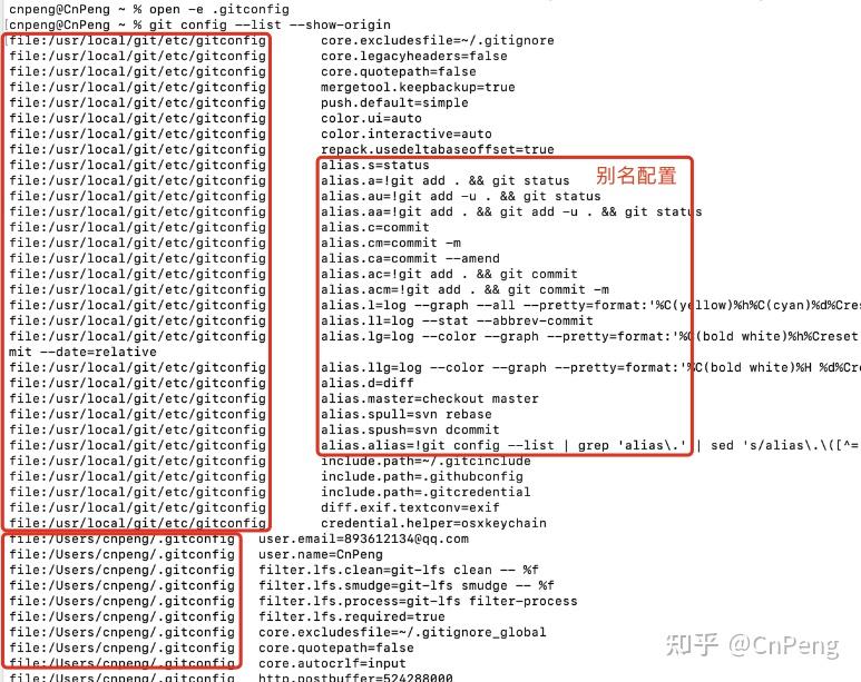 Git 创建命令别名 知乎 