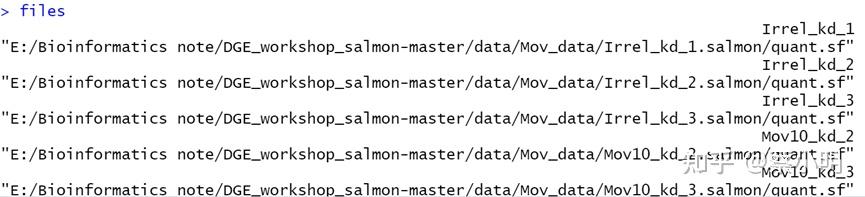 记录tximport对salmon数据处理的R语言源码 - 知乎