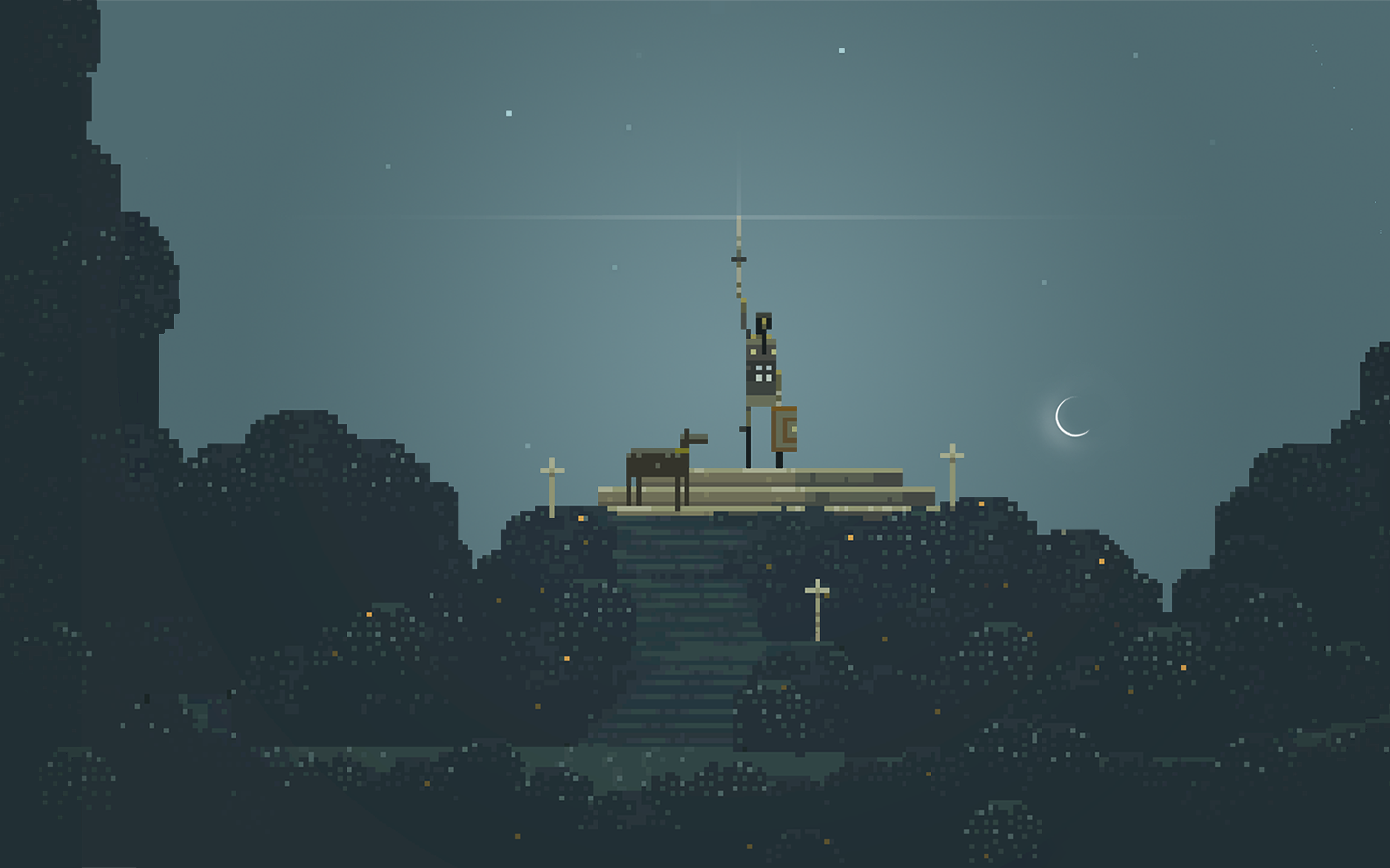 《Sword & Sworcery》: 剑与巫术的意境史诗 - 知乎