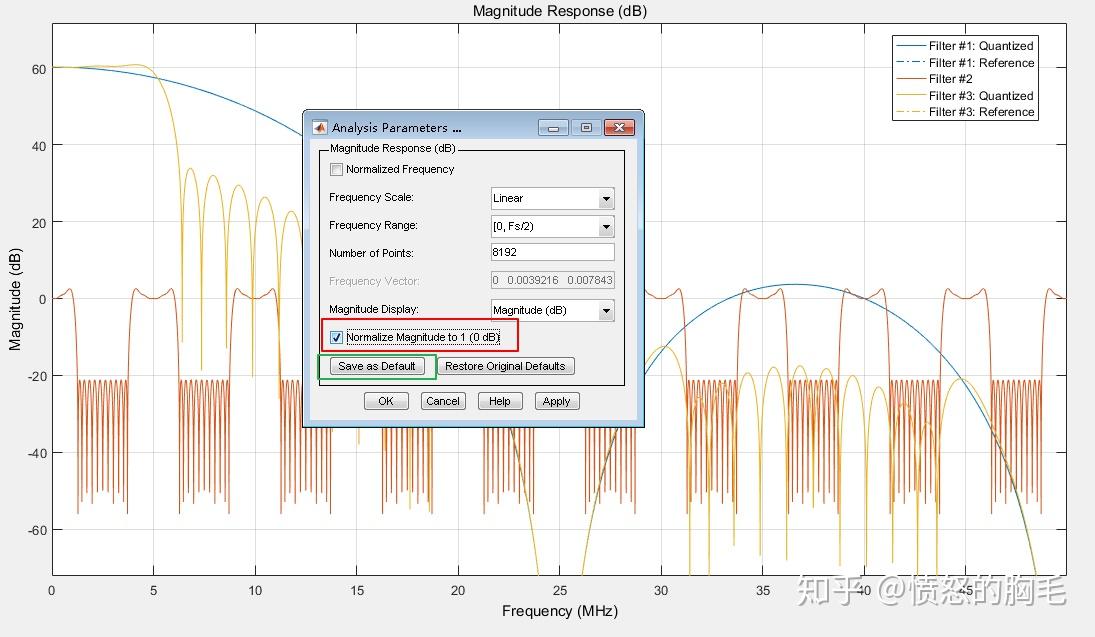 Matlab fvtool幅度显示归一化 - 知乎