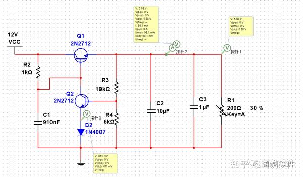 一篇搞定三种分立元件LDO（低成本+可调+精确输出） - 知乎