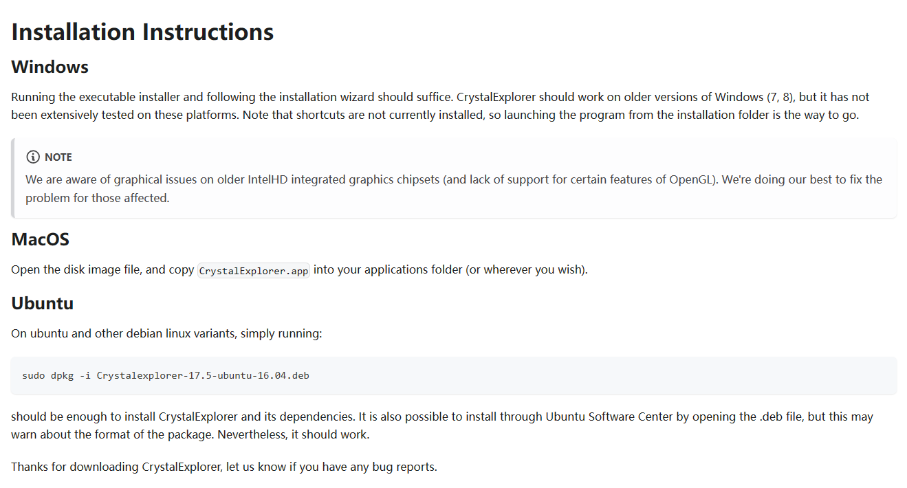 Crystal Explorer 安装包 - 知乎